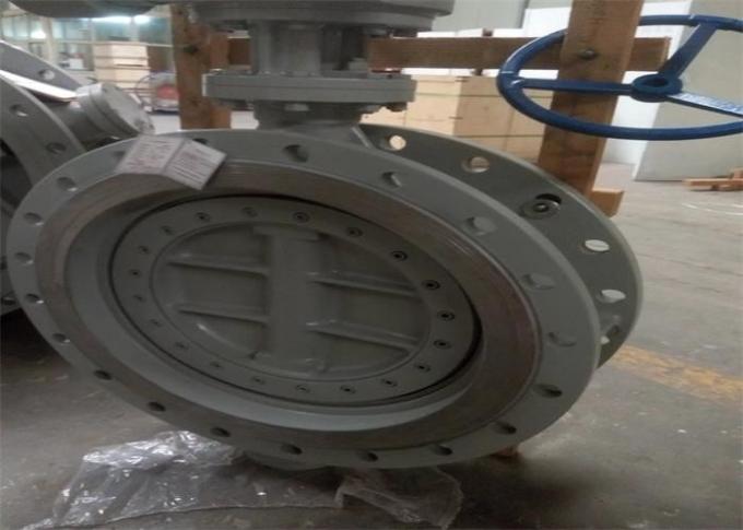 Triple Eccentric Flanged Butterfly Valve CF8 Stainless Steel Hard Seal