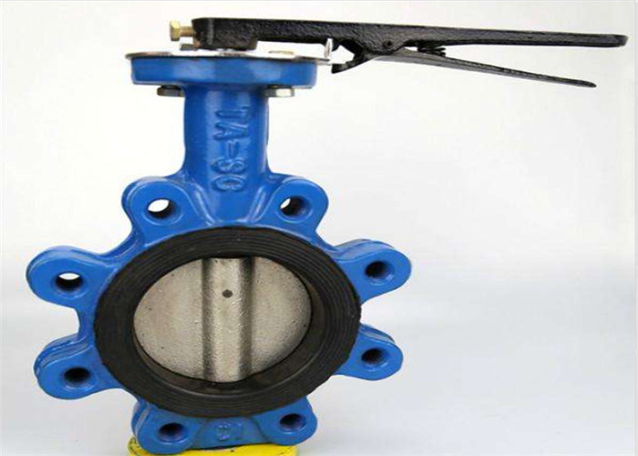 Pin Stainless Steel Lug Butterfly Valve , Handle Cast Iron Wafer Type ...